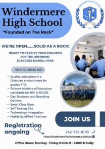 Admissions – Windermere High Bahamas